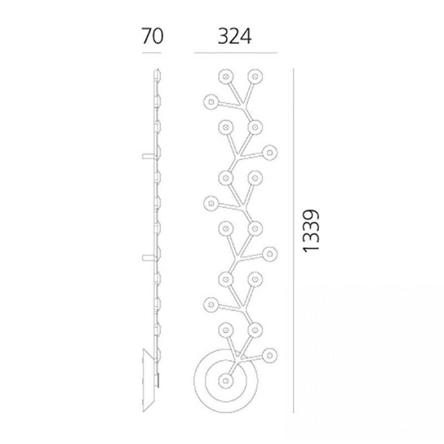 Artemide LED Net Line Ceiling Lamp