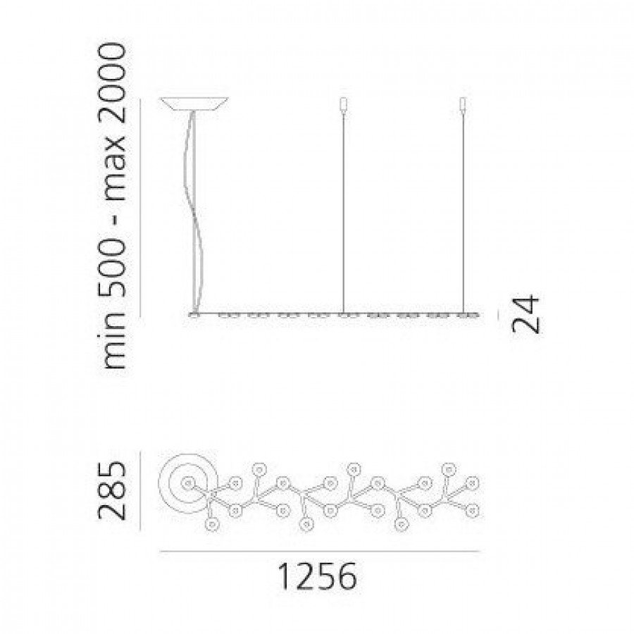 Artemide LED Net Line Pendant Lamp