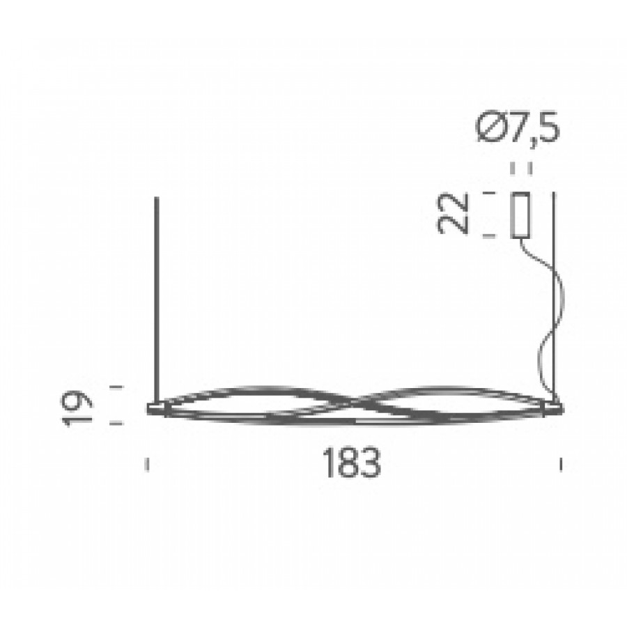 Nemo In The Wind Horizontal Pendant Lamp