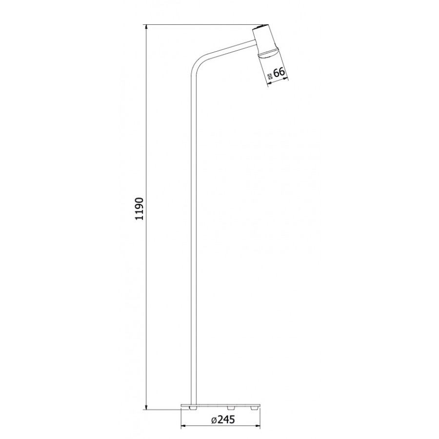 Zero Compose Glass Floor Lamp