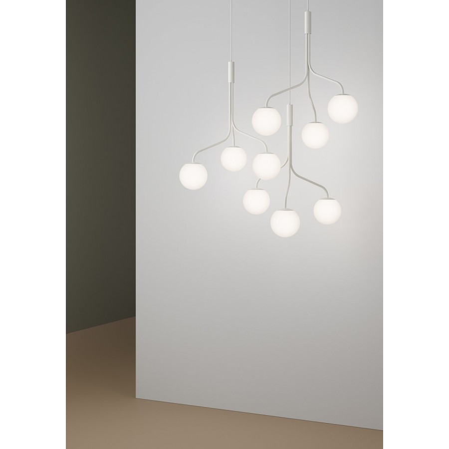 Zero Curve Cluster Glass Single Pendant Lamp